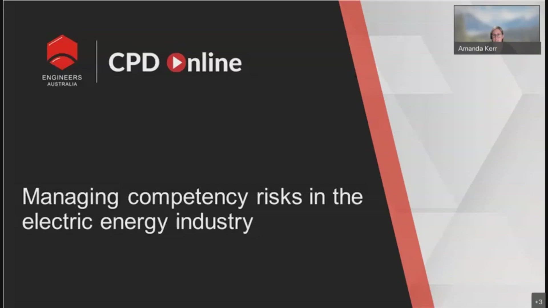 Managing competency risks in the electric energy industry | EA OnDemand ...