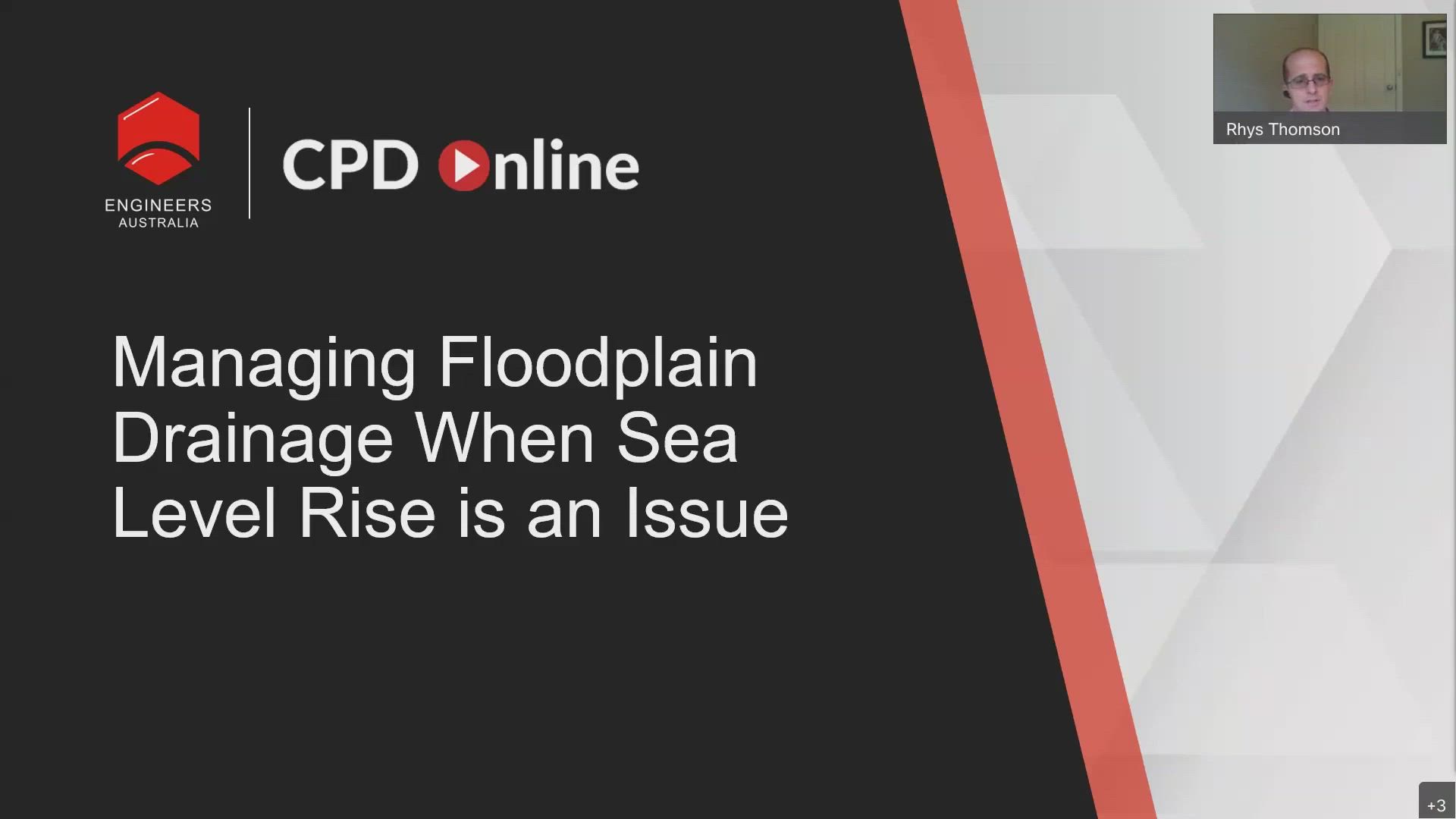 Managing Floodplain Drainage When Sea Level Rise is an Issue | EA OnDemand | Engineers Australia ...
