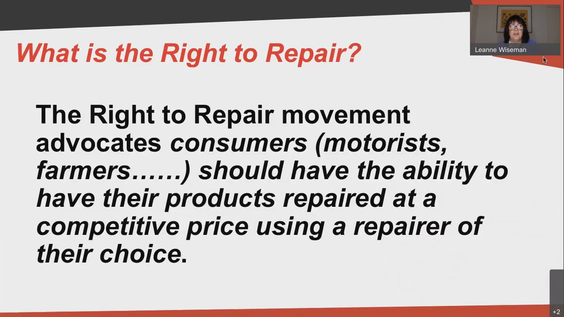 An introduction to the International Right to Repair movement | EA ...