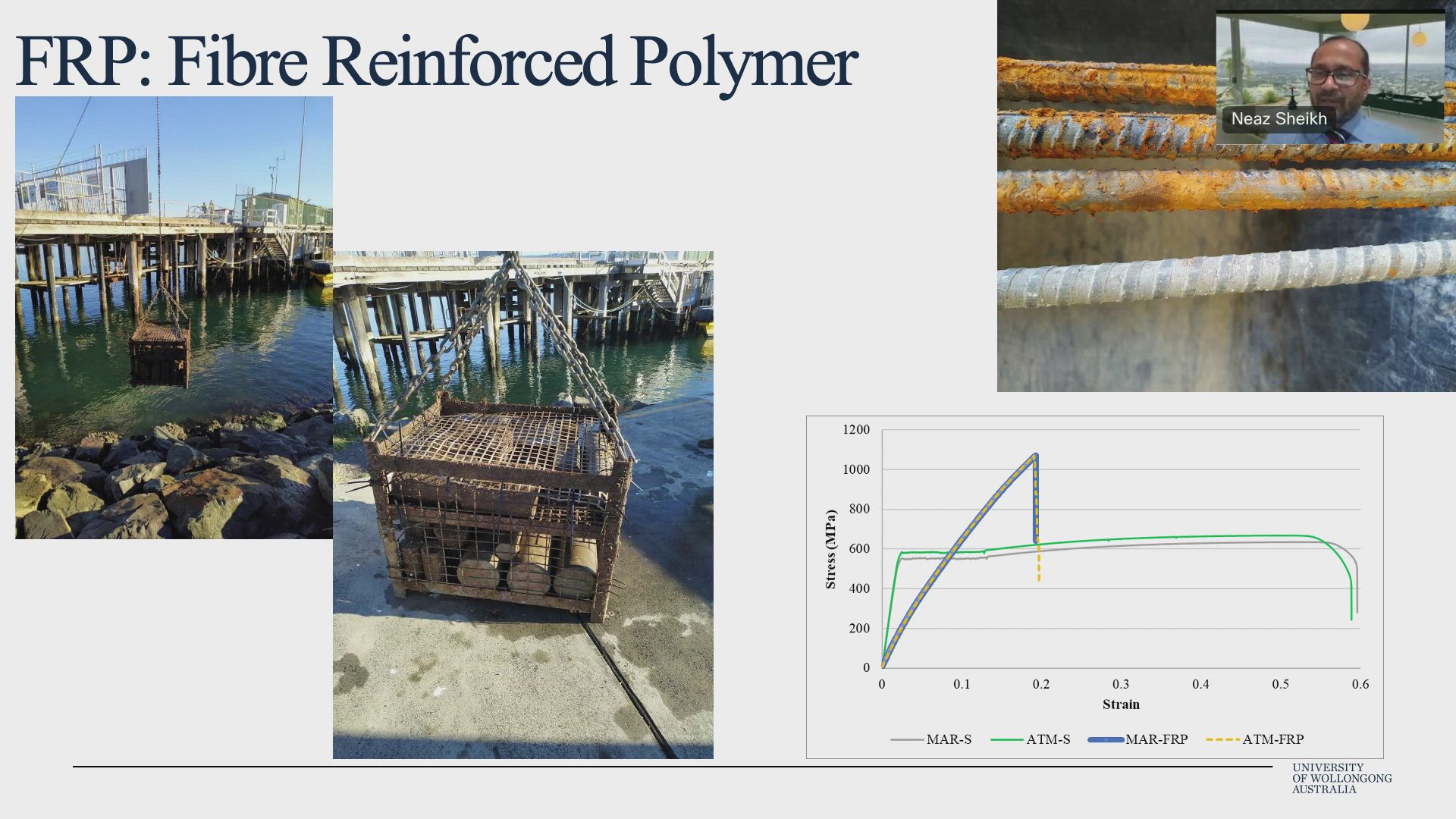 GFRP Bar Reinforced Concrete (GFRP-RC) Coastal Infrastructure | EA ...