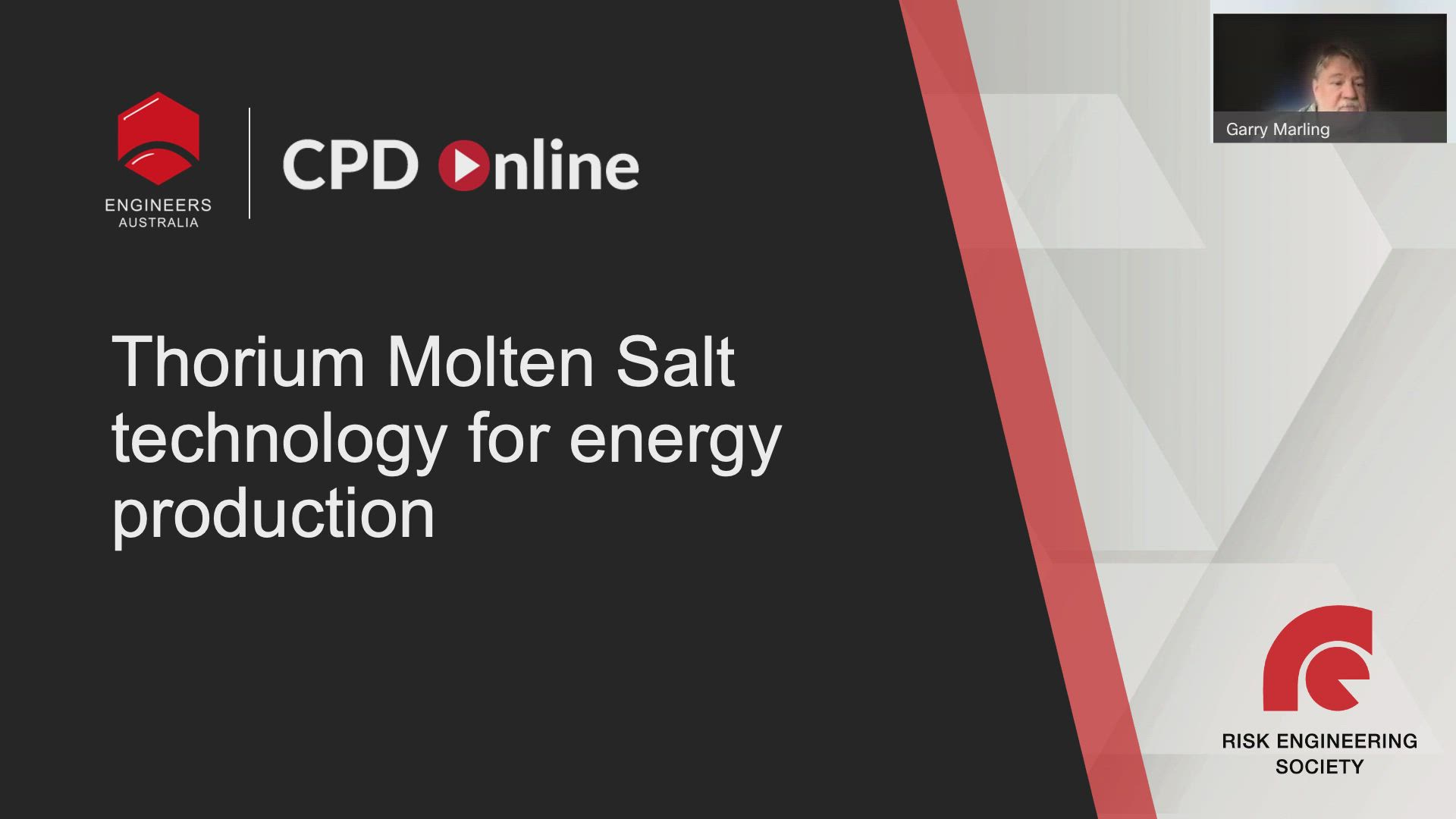 Thorium Molten Salt technology | EA OnDemand | Engineers Australia Videos
