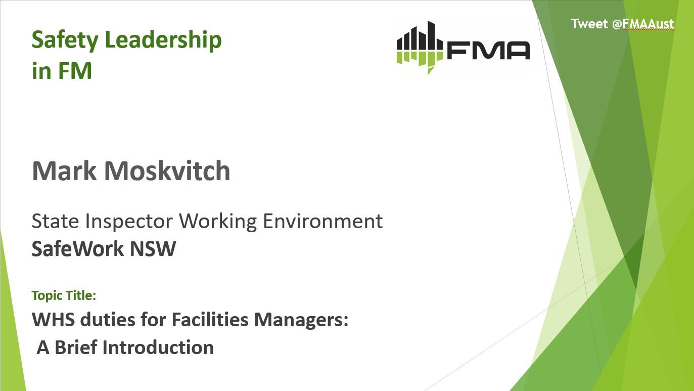 FMA Video Library | Facilities Management Australia