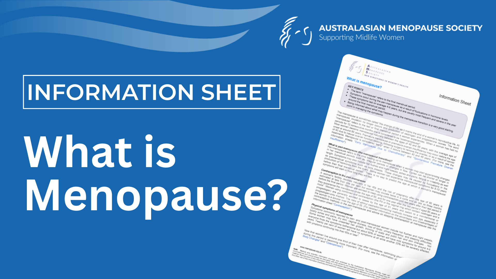 Australasian Menopause Society Hub