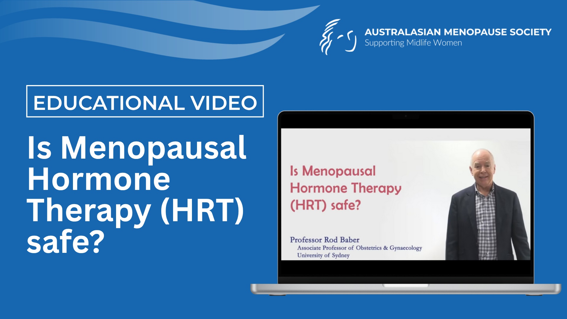 Is Menopausal Hormone Therapy (HRT) safe? | Educational Video ...