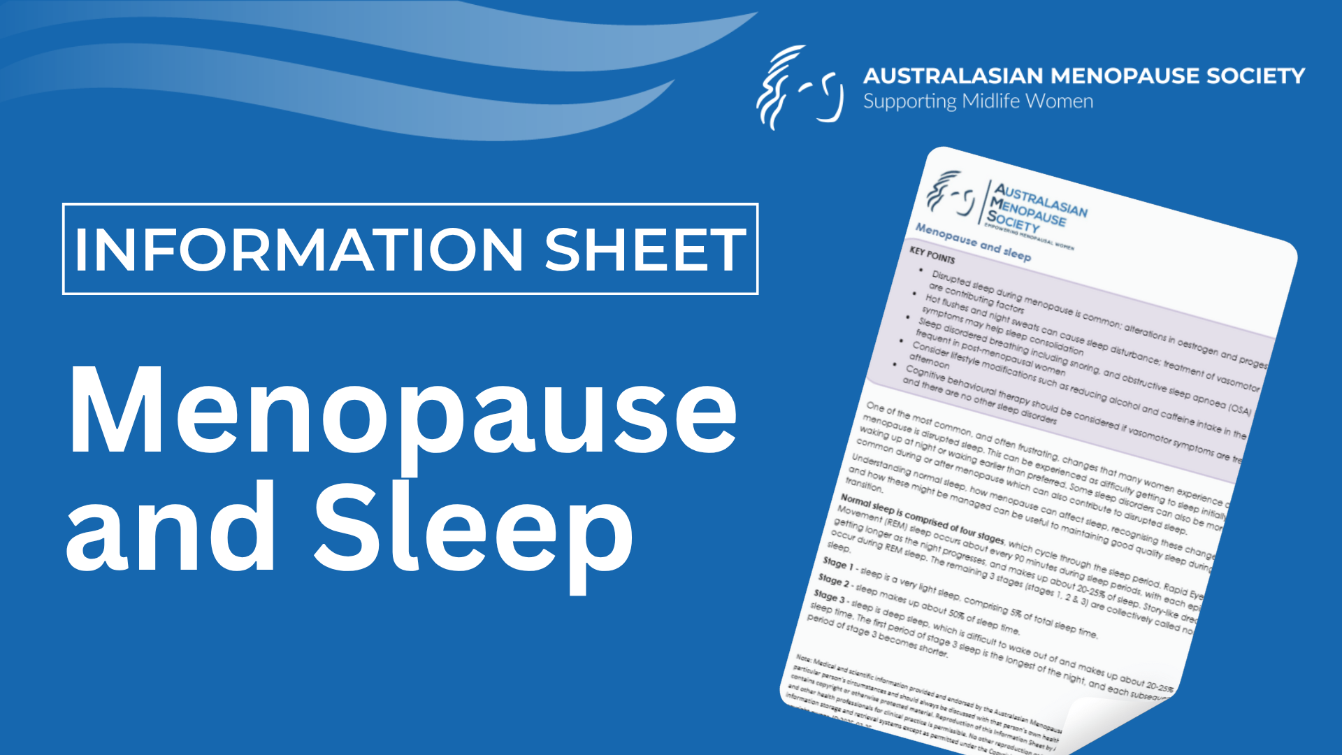 Information Sheets | Australasian Menopause Society Hub