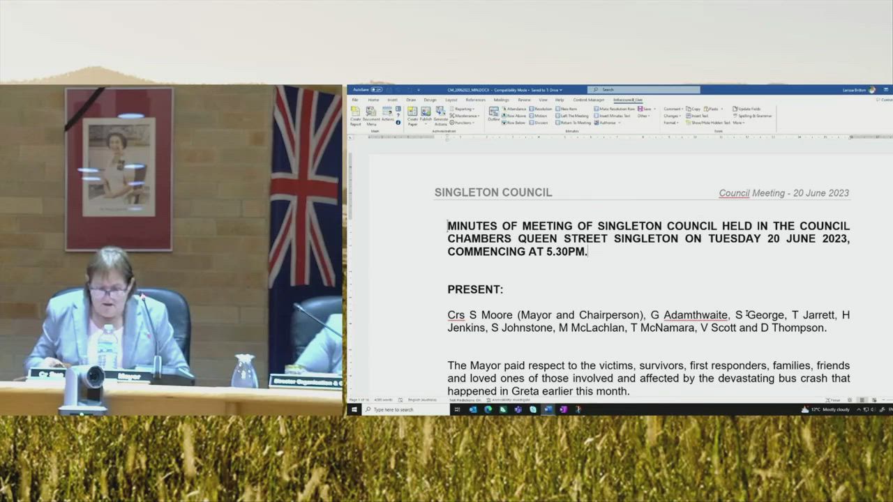 Singleton Council | Videos